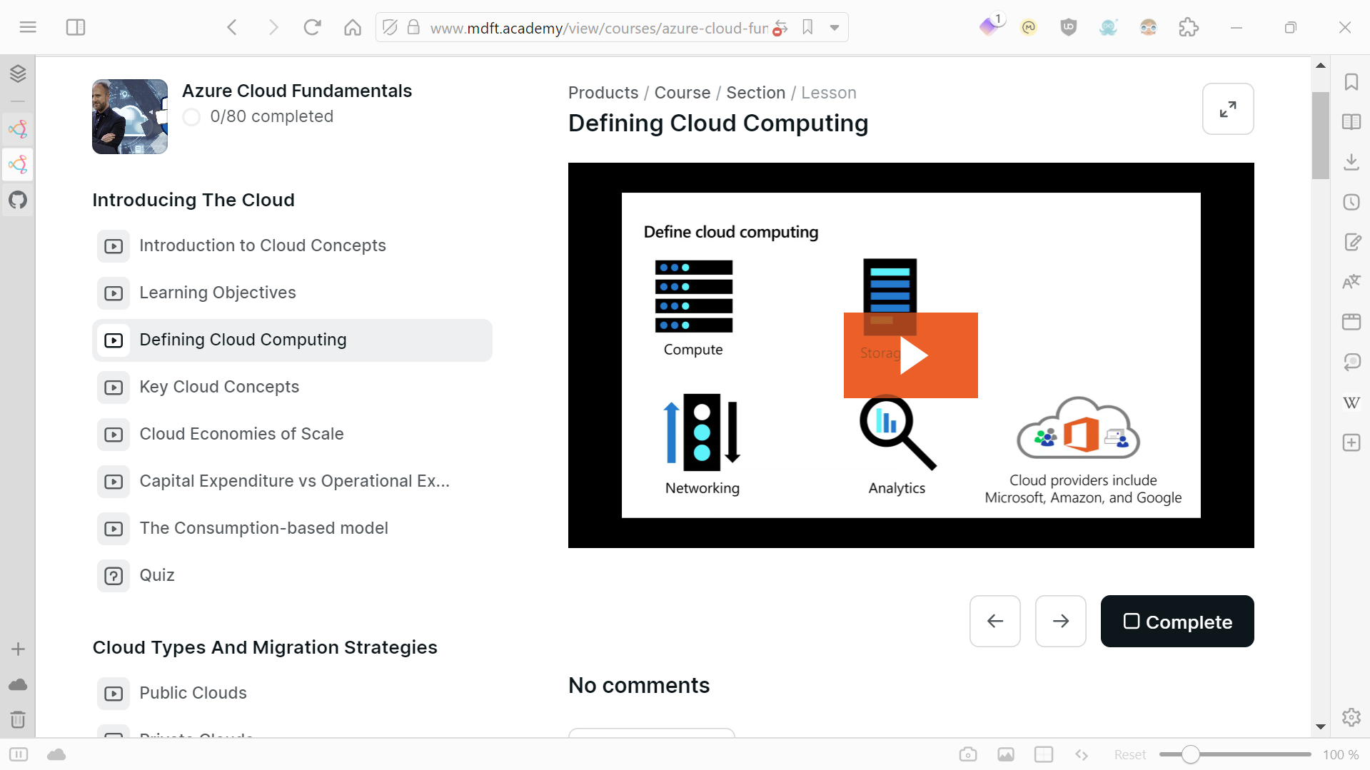 Azure Cloud Fundamentals