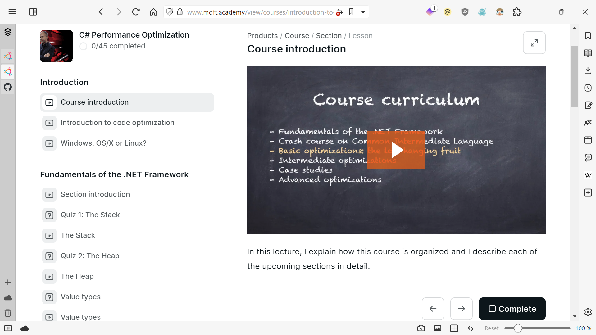 C# High Performance Code