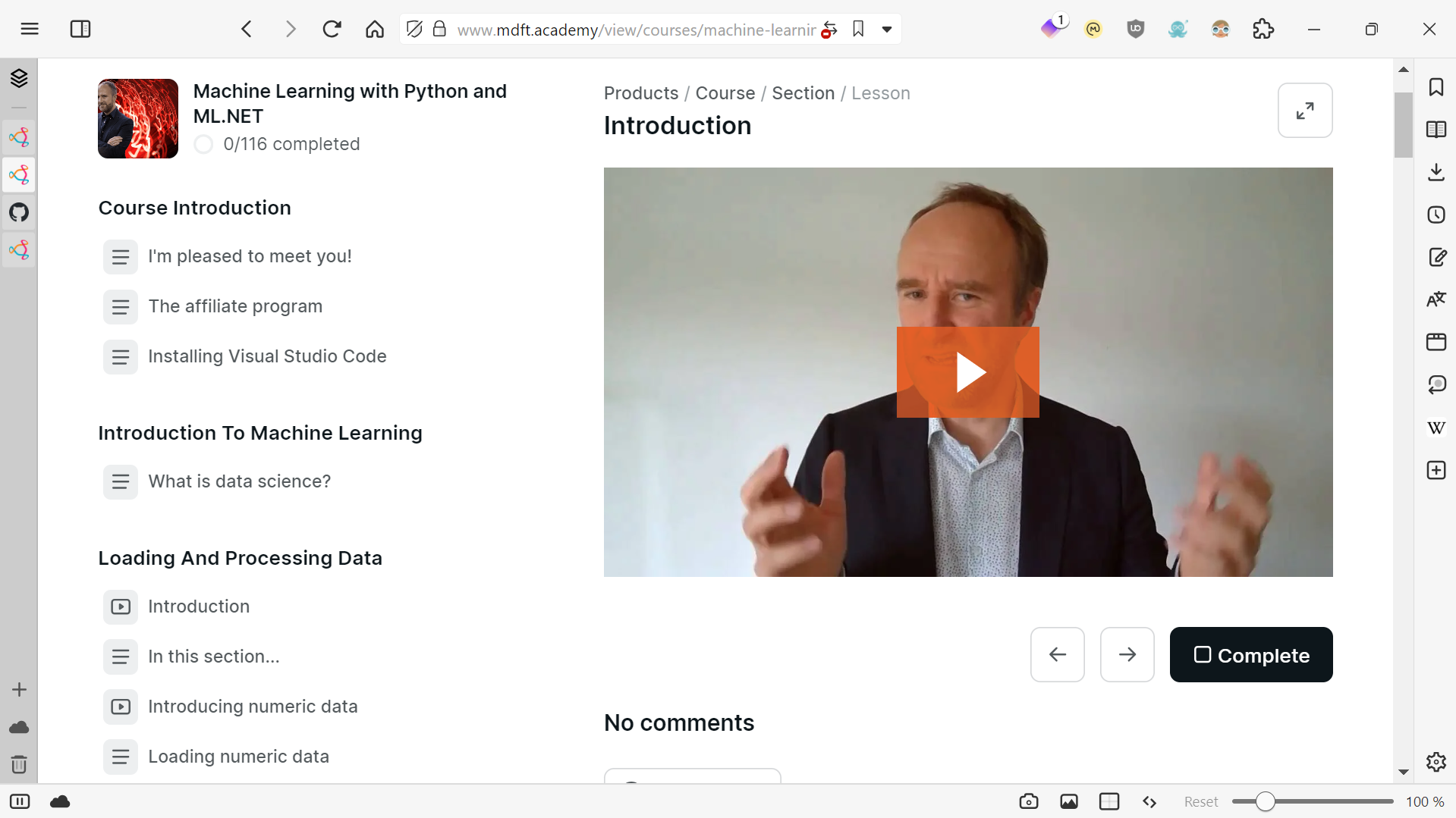 Machine Learning with Python and ML.NET