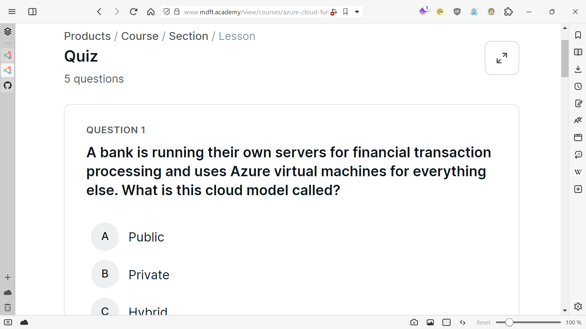 Azure Cloud Fundamentals